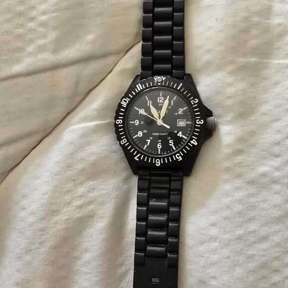 Stauer | Accessories | Vintage Stauer 2144 Swiss Tritium Mens Dive ...